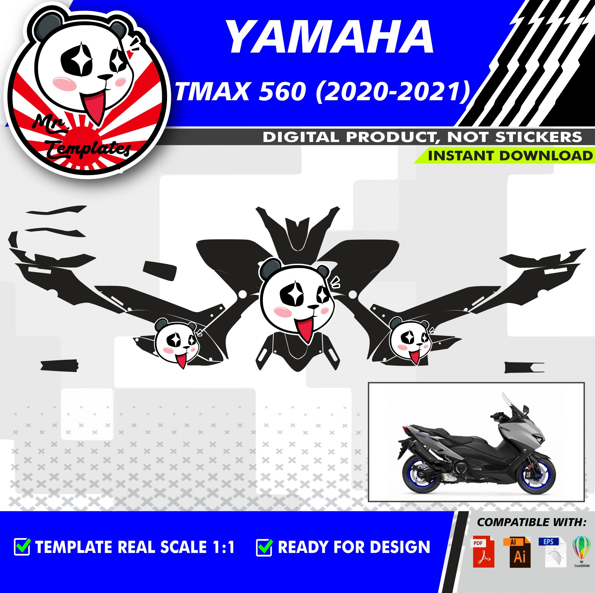 TEMPLATE YAMAHA TMAX 560 | MOTOPROTEMPLATES