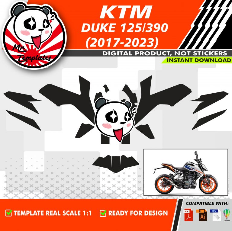 TEMPLATE KTM DUKE 125/390 | MOTOPROTEMPLATES