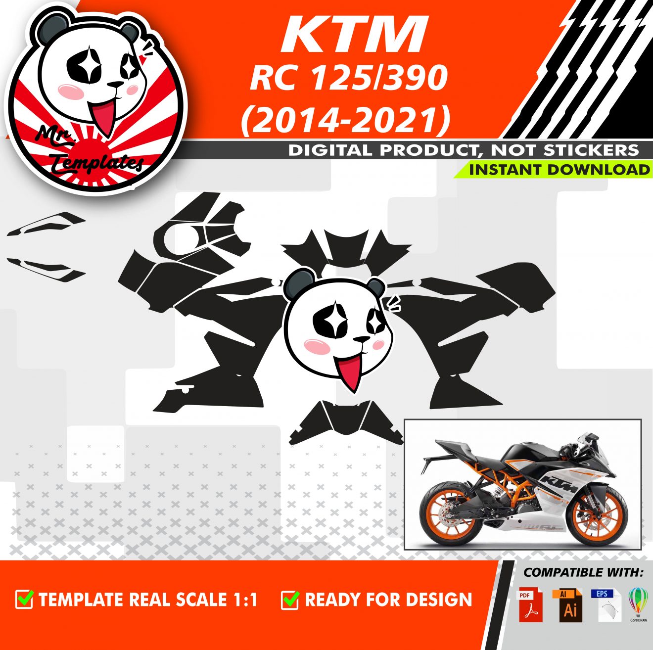 KTM MOTORCYCLE TEMPLATES | MOTOPROTEMPLATES