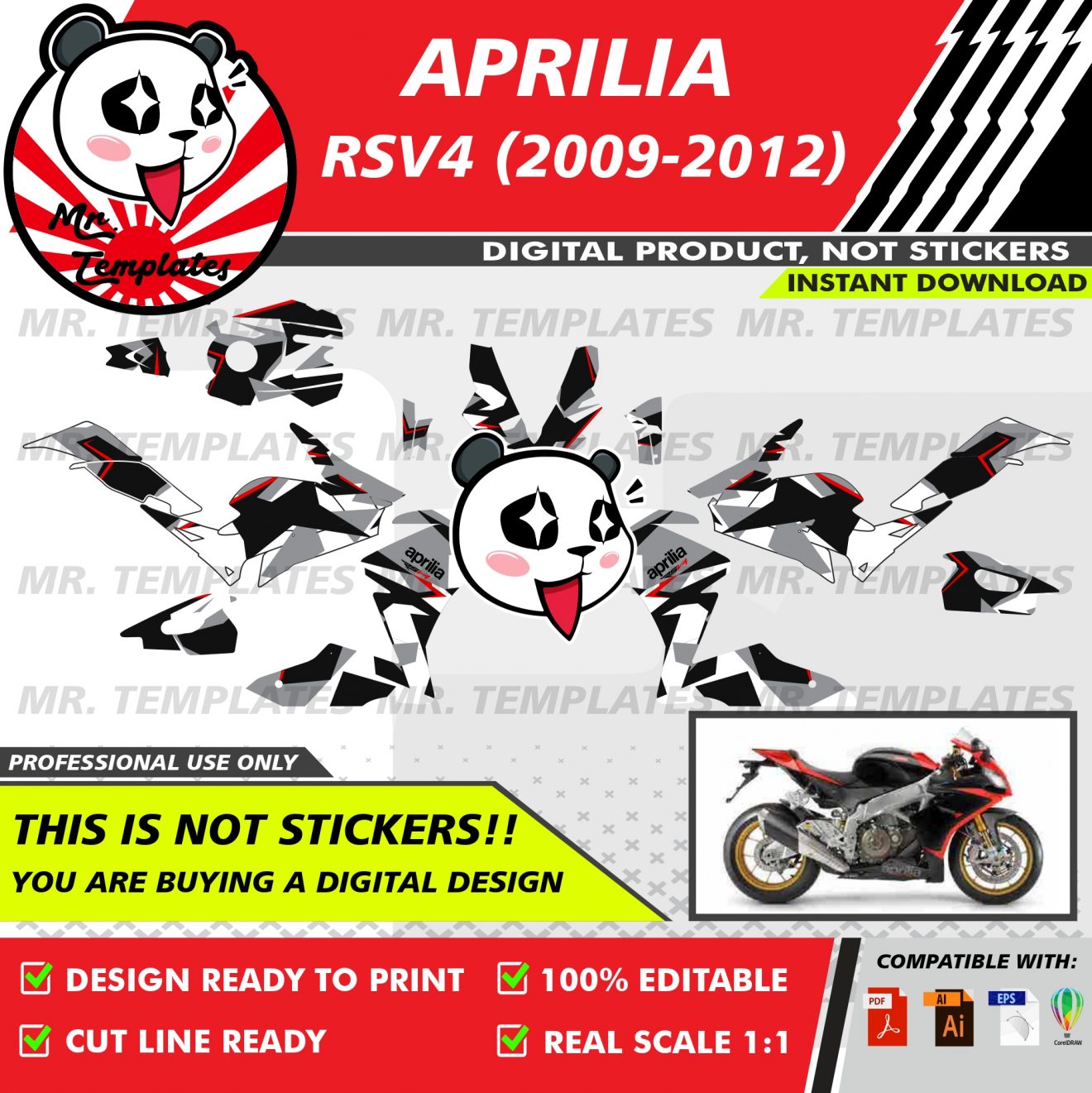 🥇 DOWNLOAD APRILIA DESIGNS READY TO PRINT