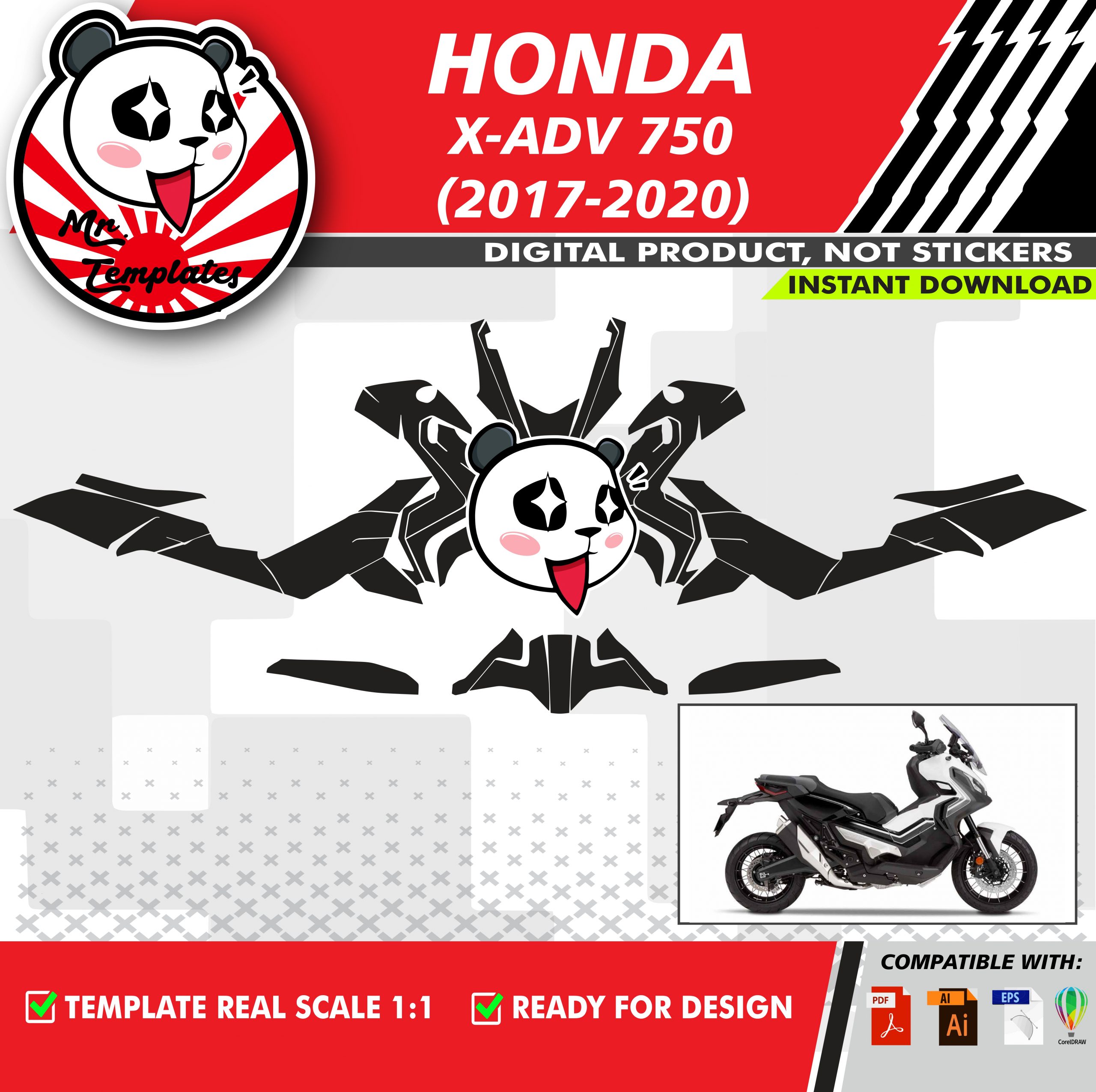 TEMPLATE HONDA X ADV 750 | MOTOPROTEMPLATES