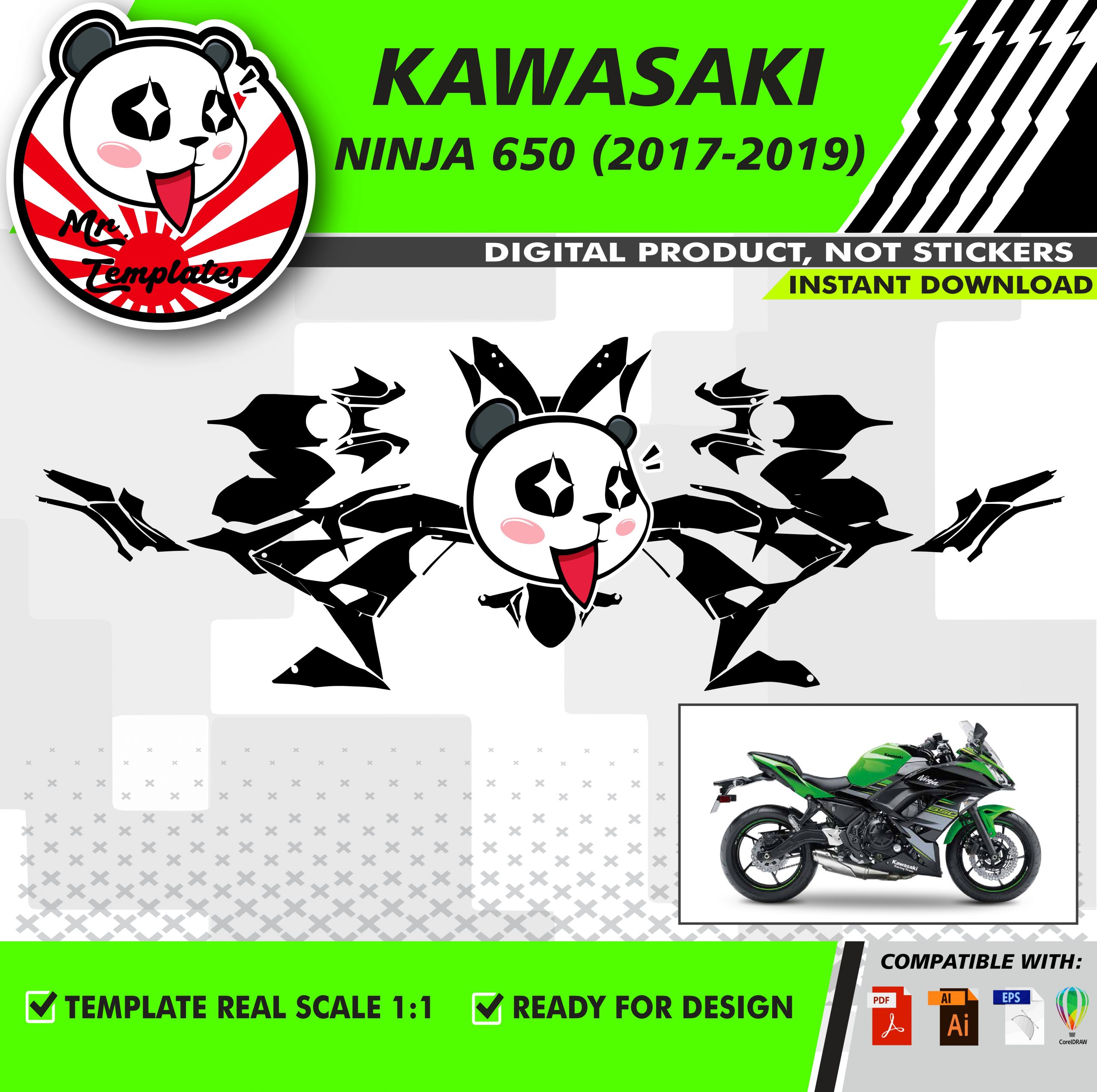 TEMPLATE KAWASAKI NINJA 650 | MOTOPROTEMPLATES
