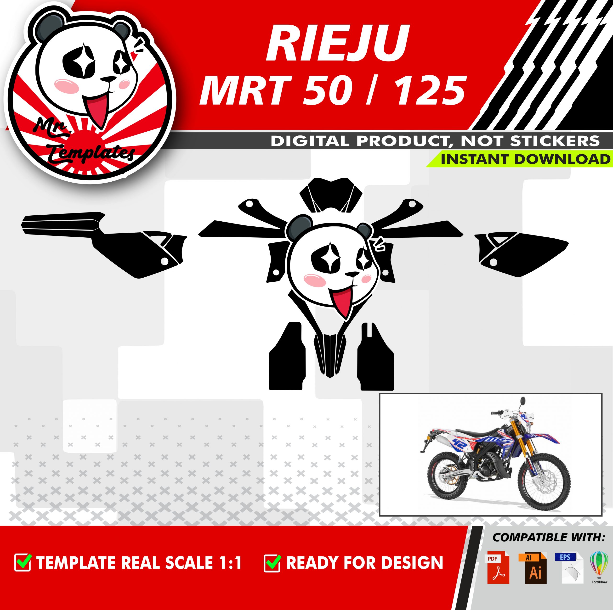 TEMPLATE RIEJU MRT 50 / 125 | MOTOPROTEMPLATES