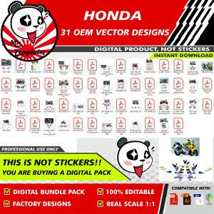 🥇 DOWNLOAD HONDA DESIGNS READY TO PRINT
