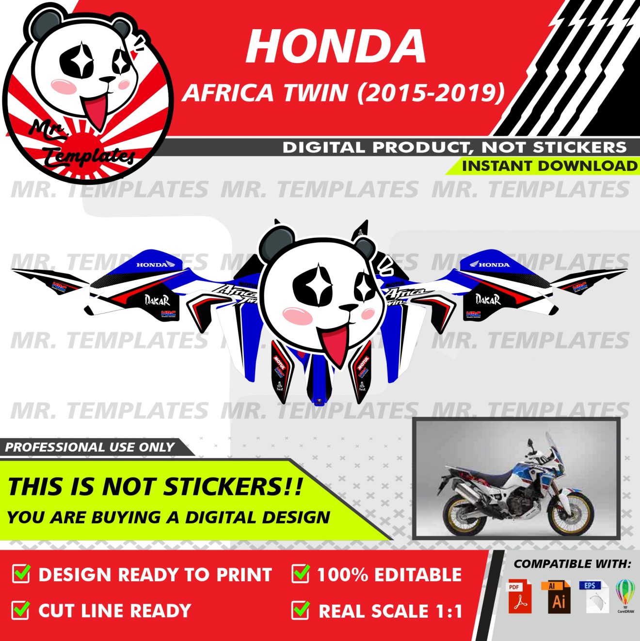 🥇 DOWNLOAD HONDA DESIGNS READY TO PRINT