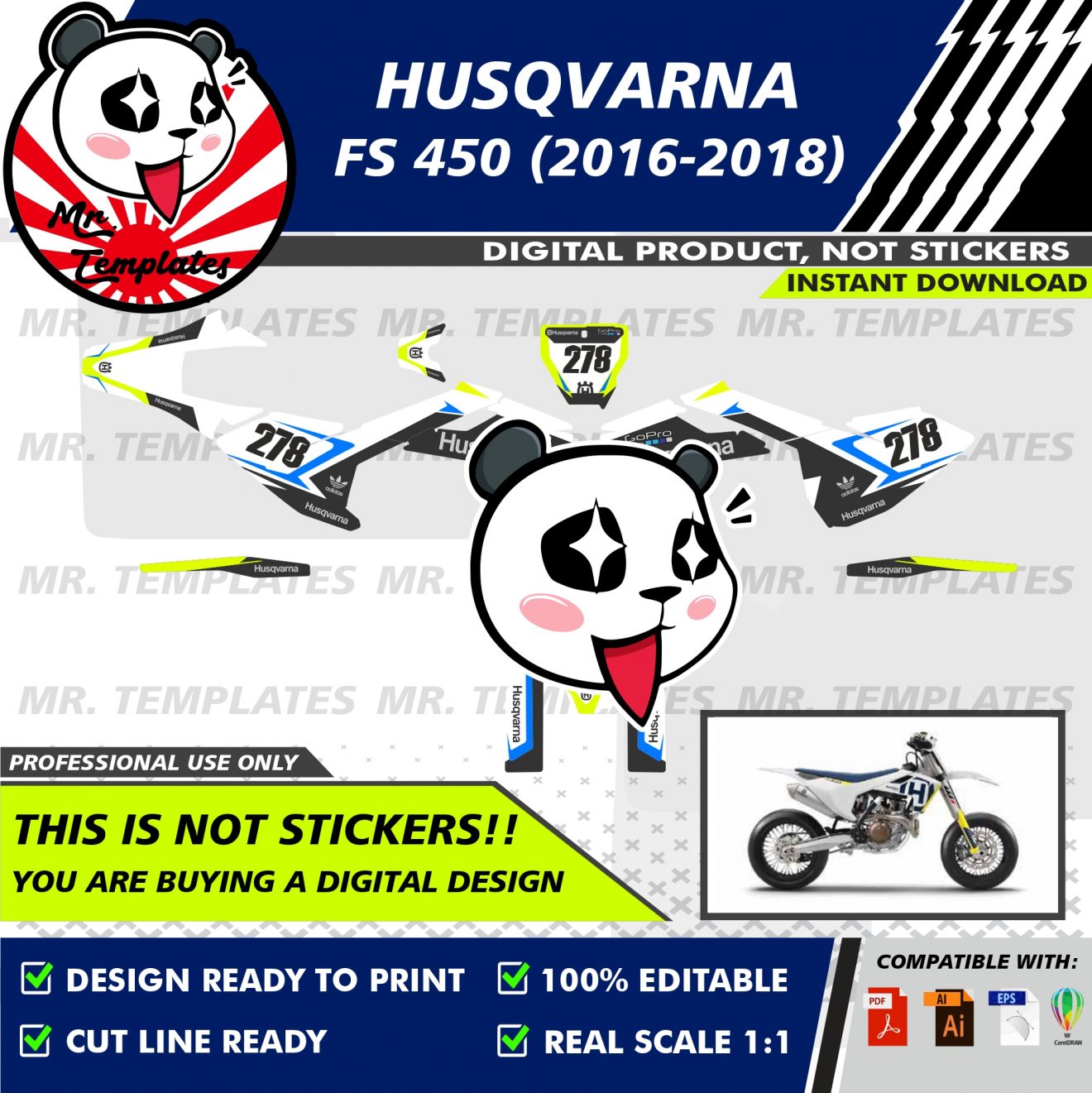 DOWNLOAD DESIGN HUSQVARNA FS450 | MOTOPROTEMPLATES