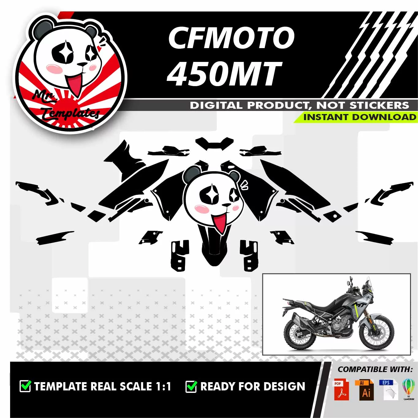TEMPLATE CFMOTO 450 MT | MOTOPROTEMPLATES
